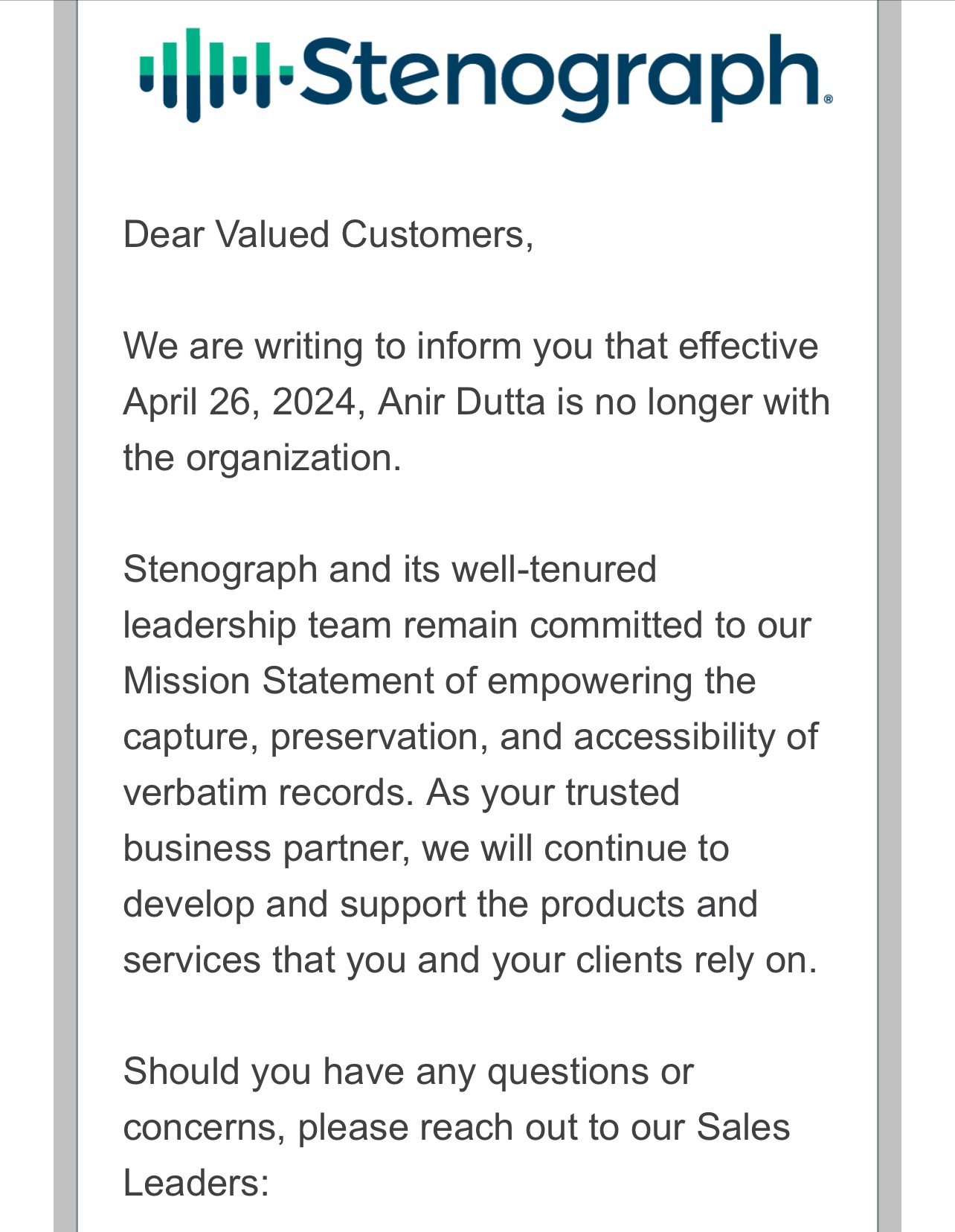 Stenograph’s President Moves On… & Power of the Stenographic Free Press ...