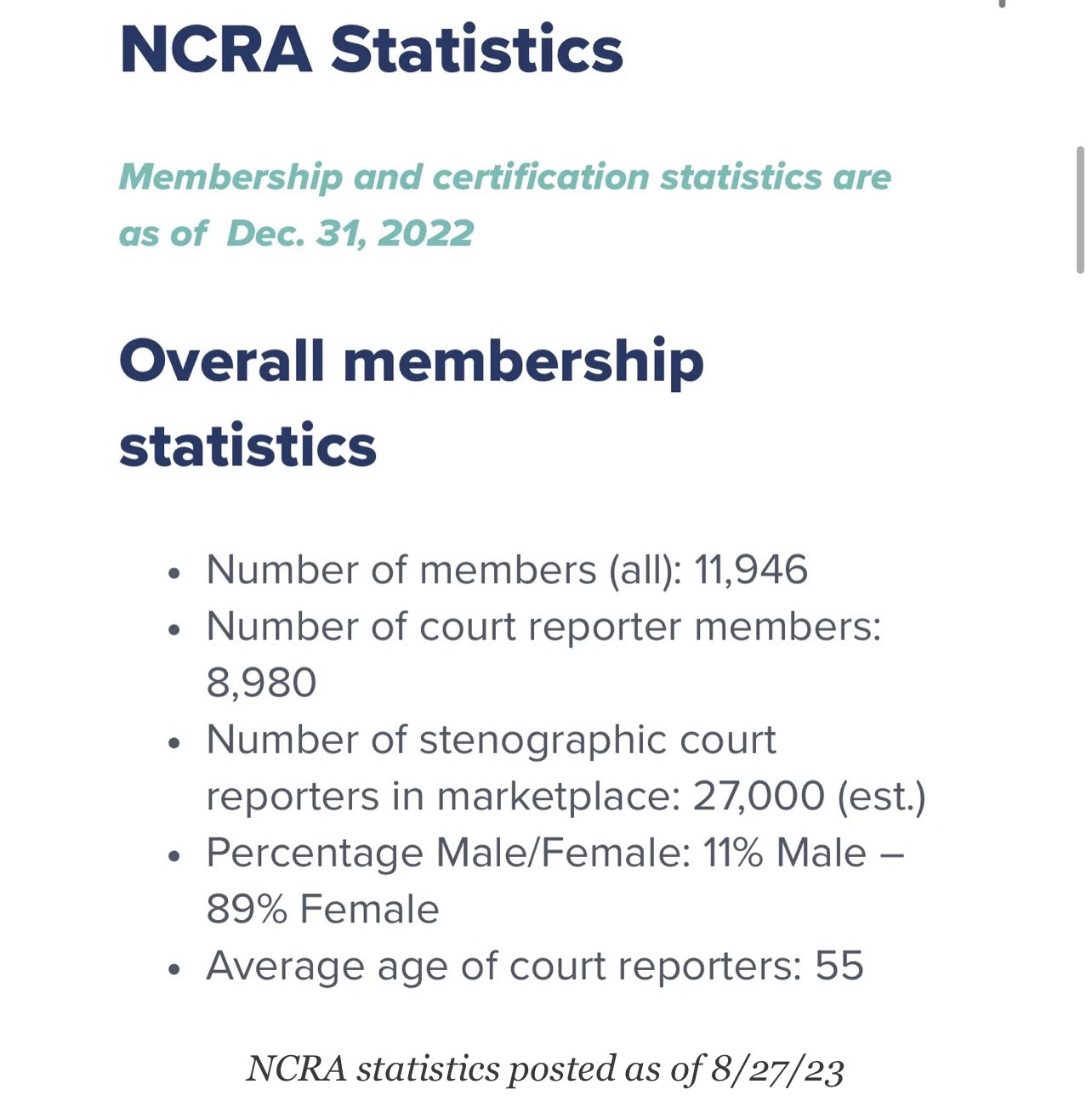National Court Reporters Association Loses Approximately 1000 Members ...